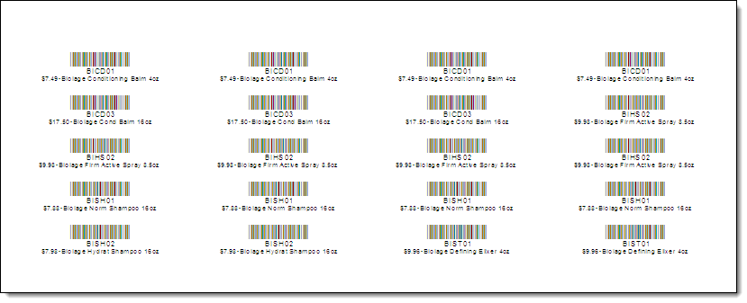 DP005: Bar Code Labels